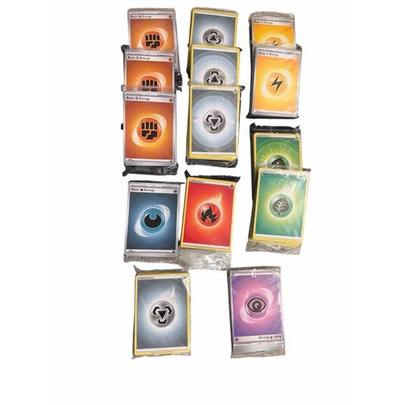 Pokemon | Toys | Pokemon Tcg 4 Sealed Energy Packs From Various Etbs ...
